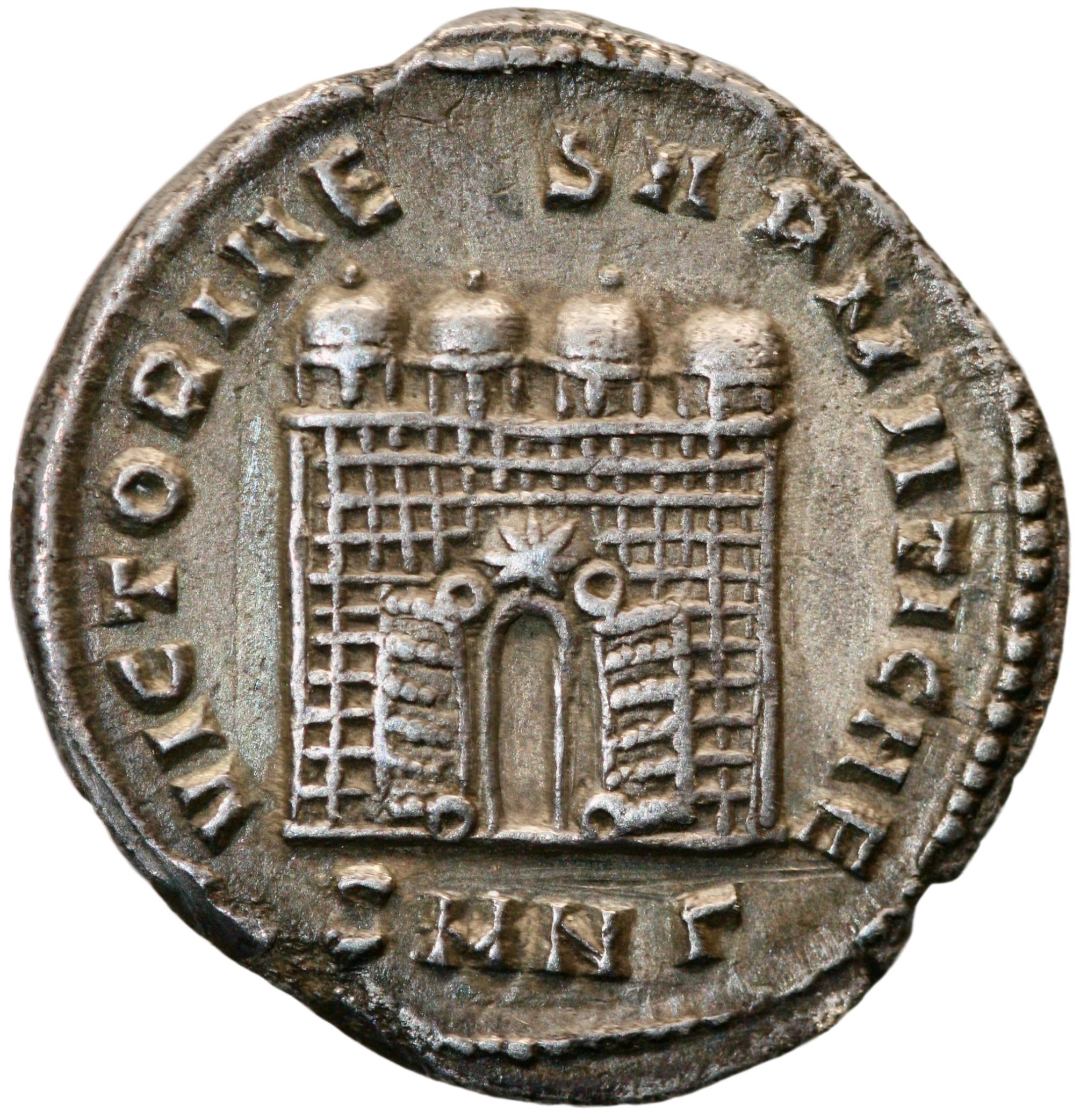 Argenteus from Emperor Diocletian (ca. 295-296 AD) | Greek Coins