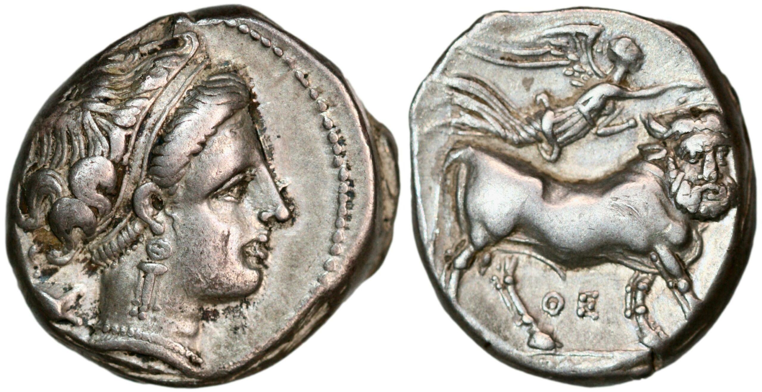 Didrachm from Neapolis in Campania, (ca. 300-275 BC) | Greek Coins