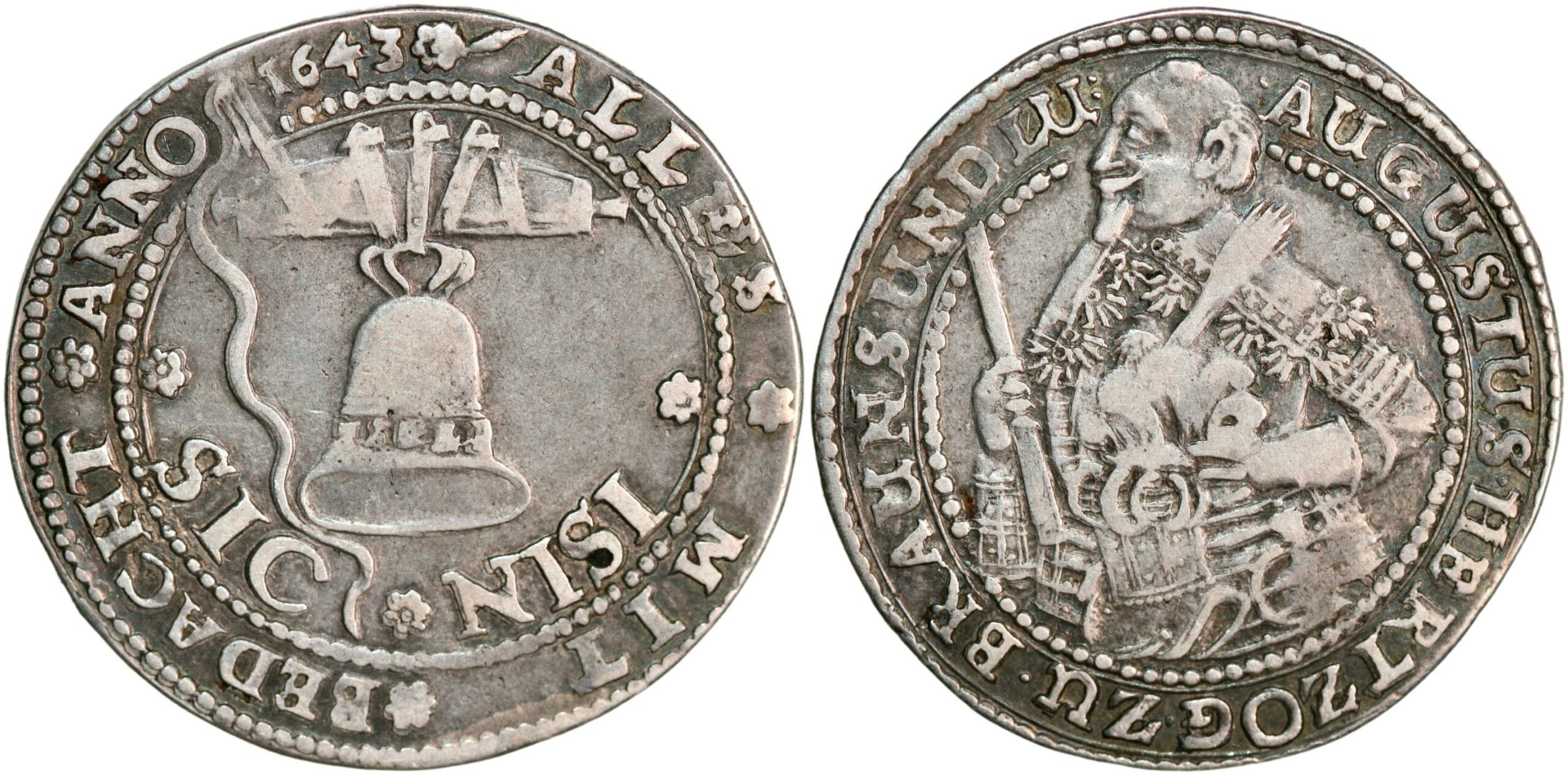 Germany, 1/2 reichsthaler 1643 | European Coins