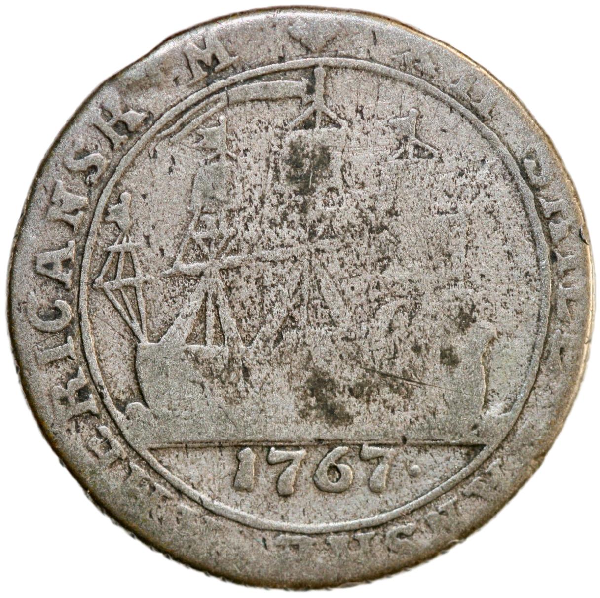 Danish West Indies, 12 skilling 1767 | European Coins