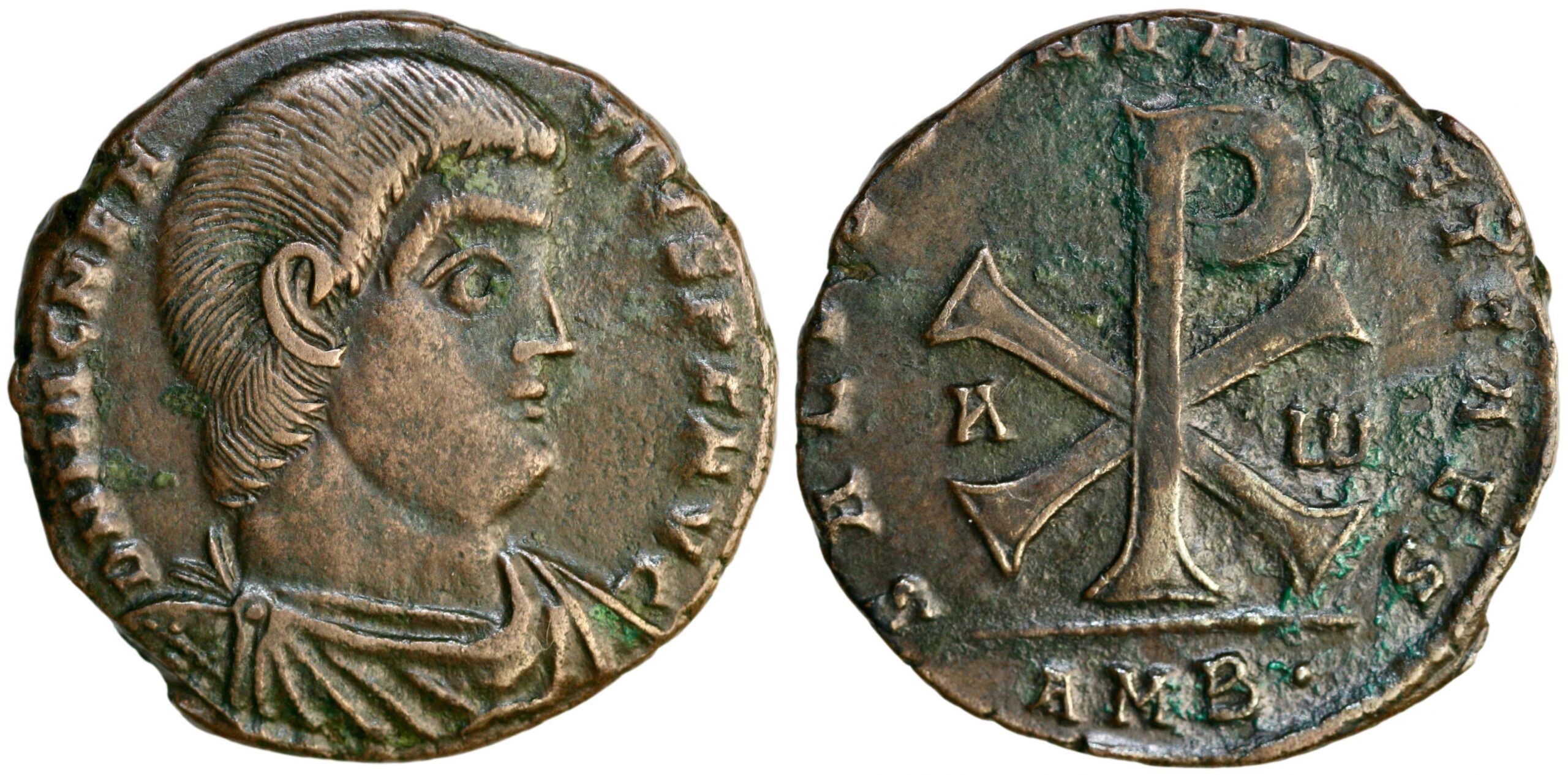 Double centenionalis from Emperor Magnentius (350-353 AD) | Roman ...