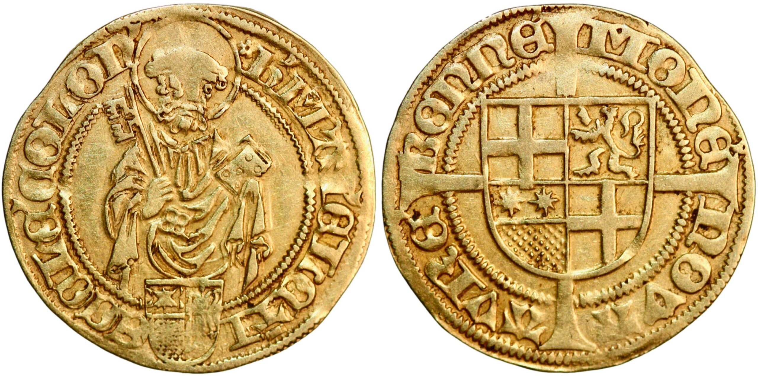 Germany, goldgulden (gold!) 1476-1481 | European Coins