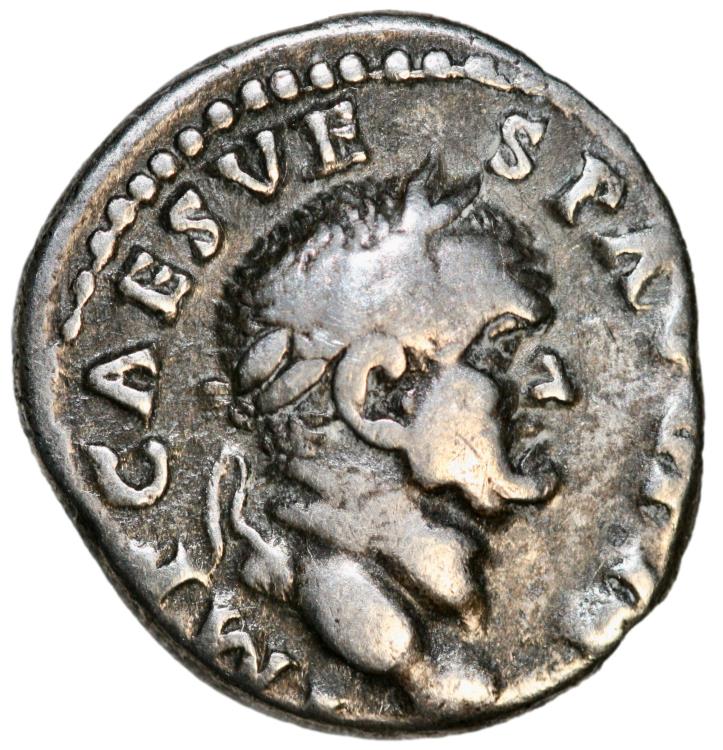Denarius from Emperor Vespasian (74 AD) | Greek Coins
