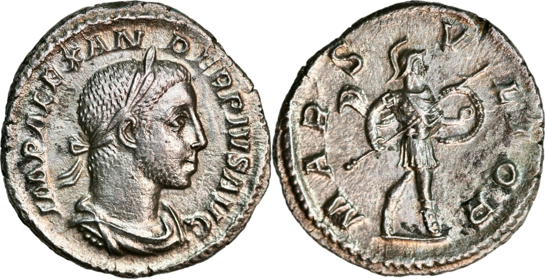 Denarius from Emperor Severus Alexander (232 AD) | Greek Coins
