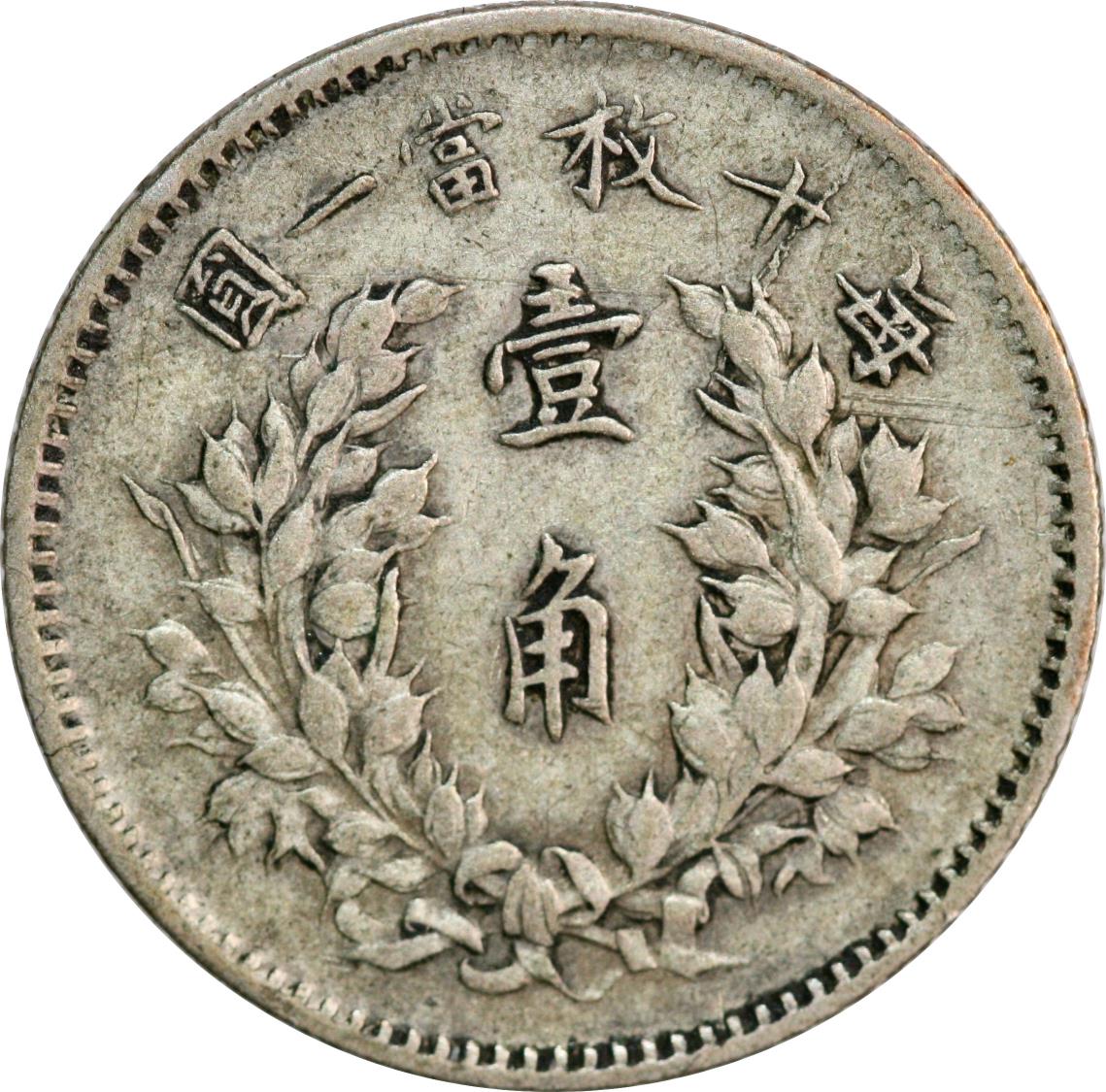 China, 10 cents 1914 | European Coins