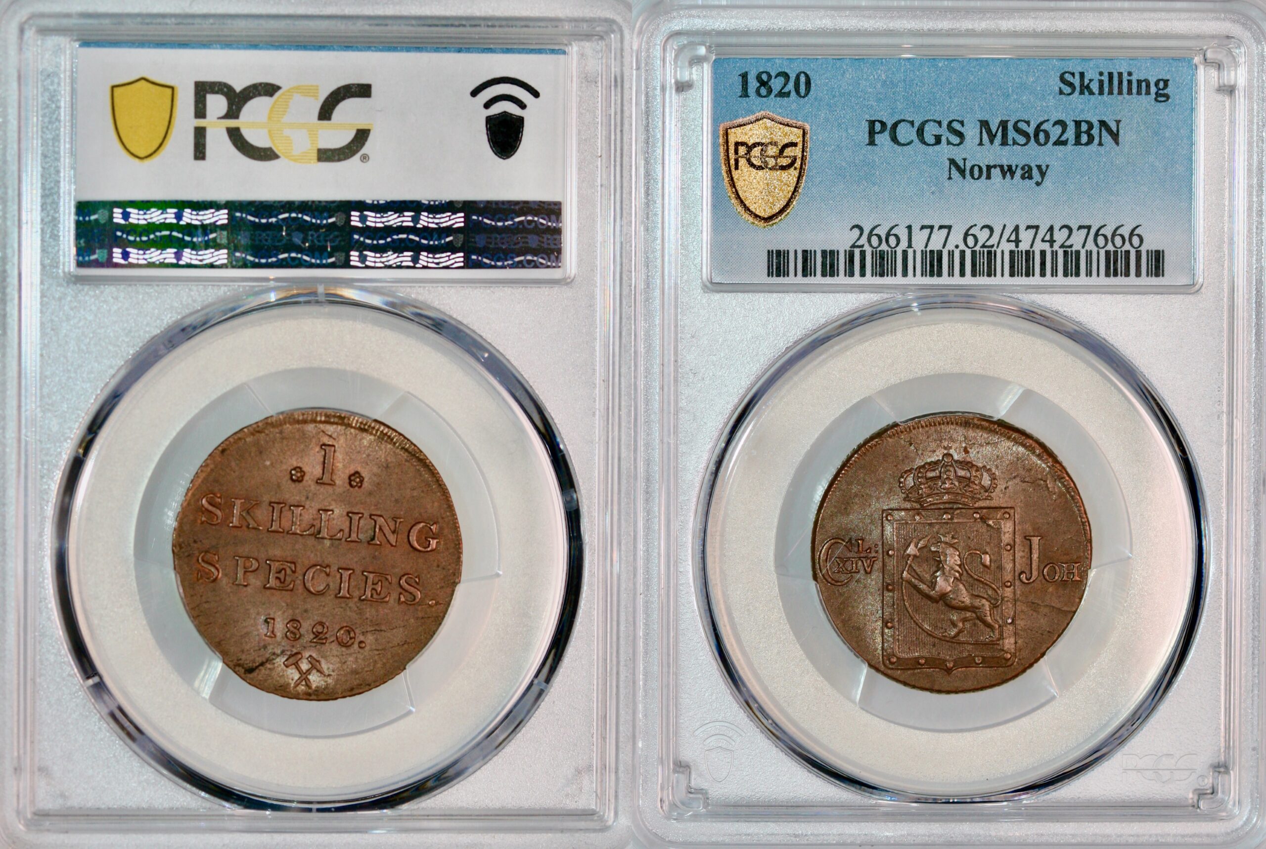Norway, 1 skilling 1820 | European Coins