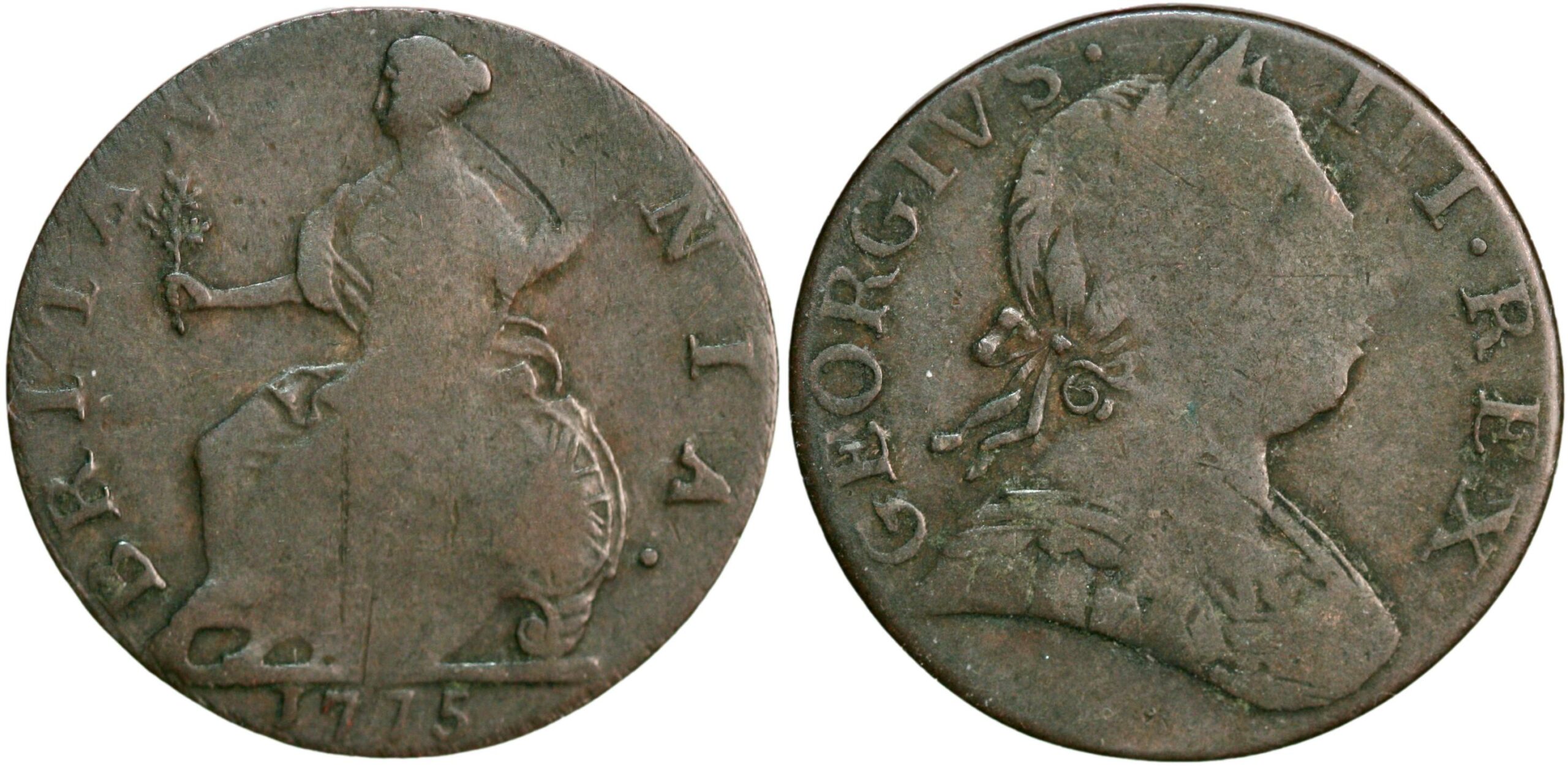 Great Britain, farthing 1775 | European Coins