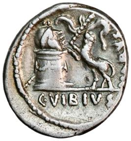 Denarius from C. Vibius Varus (42 BC) | Greek Coins