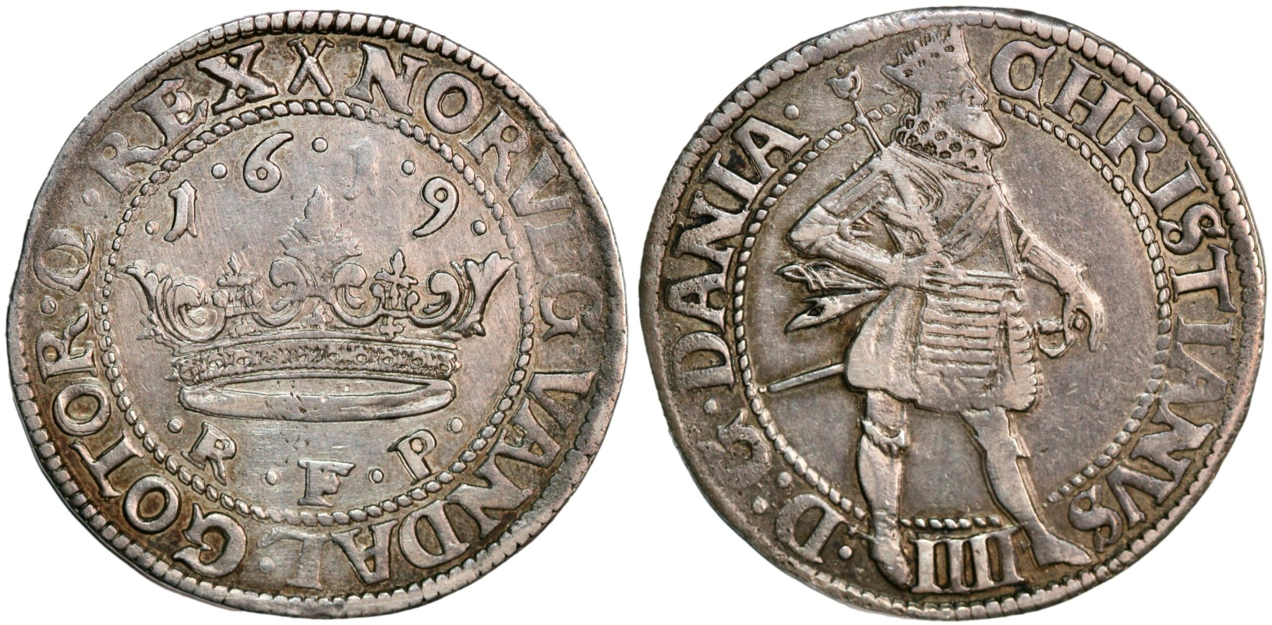 Denmark, krone 1619 | European Coins