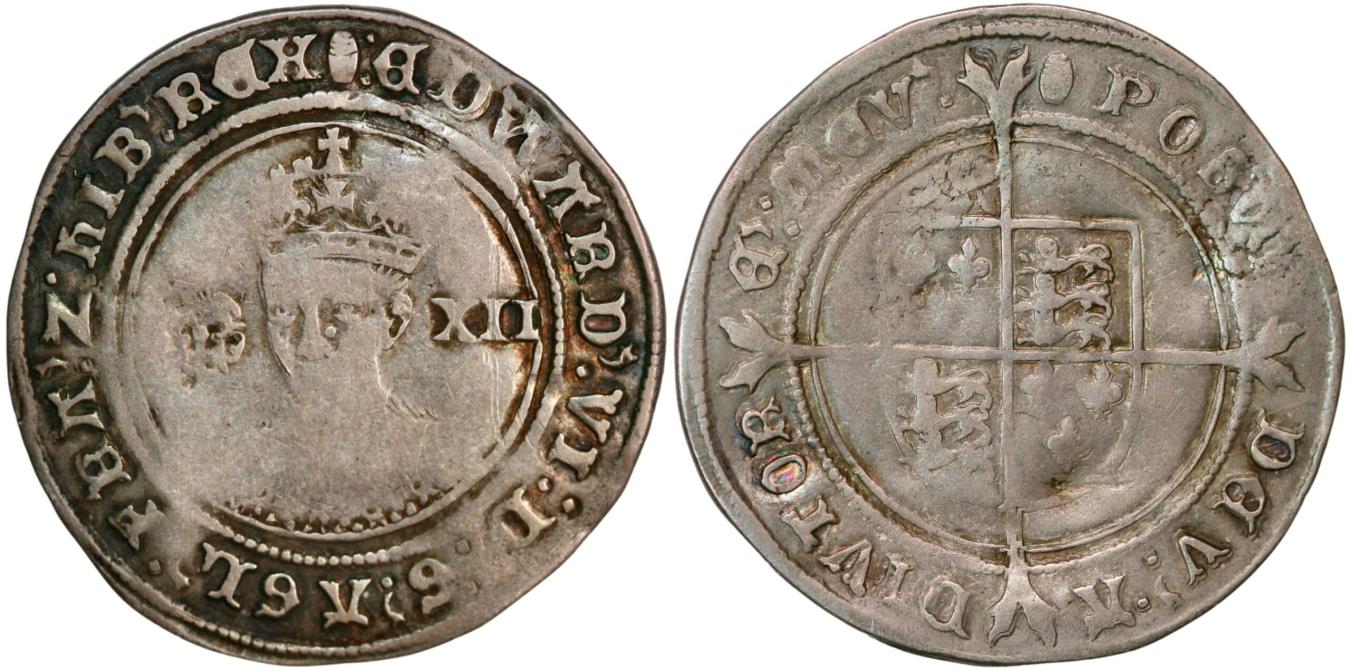 England, shilling 1551-1553 | European Coins