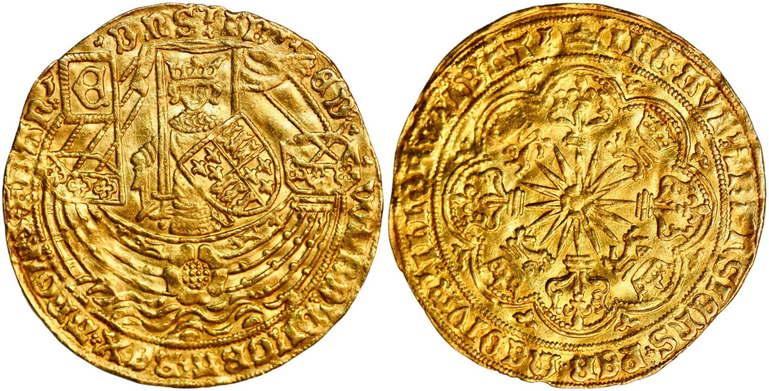 Netherlands, rose noble (gold!) 1583-1591 | European Coins