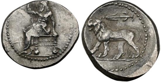 Seleucus I Nicator, as Satrap SELEUCID KINGDOM. NGC Choice XF 3/5 - 3/5 ...