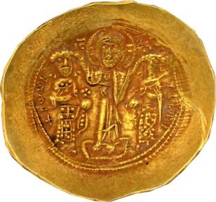 BYZANTINE GOLD - Romanus IV Diogenes, CHRIST – NGC AU 4/5 - 1068-1071 ...