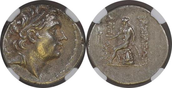 Antiochus III (the Great), 223-187 B.C - NGC XF 5/5 - SYRIA. Seleukid ...