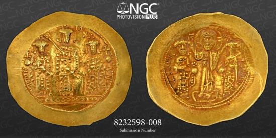BYZANTINE GOLD - Romanus IV Diogenes, CHRIST – NGC AU 4/5 - 1068-1071 ...
