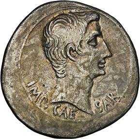 AUGUSTUS, AR Cistophorus HUGE Flan Ephesus NGC Ch VF 5/5 2/5 - 27 BC-14 ...