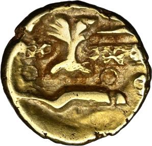 CELTIC - Morini Tribe, Gallo Belgica - AV Quarter Stater - NGC Ch VF 5/ ...