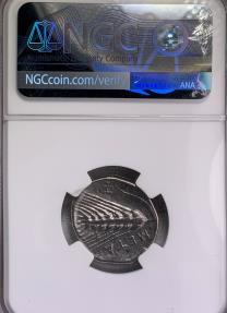 LUCANIA. Metapontum. Circa 340-330 BC. AR Stater. NGC-VF. Bearded head ...