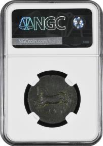 Kings of Numidia, Massinissa or Micipsa NGC VF 5/5 3/5 - AE 27mm 13.55g ...