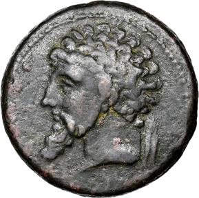 Kings of Numidia, Massinissa or Micipsa NGC VF 5/5 3/5 - AE 27mm 13.55g ...
