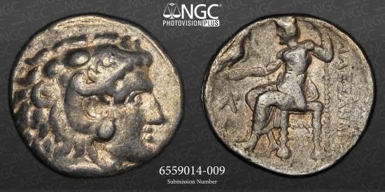 MACADON: Alexander III / Ptolemy I Soter As satrap. NGC F 5/5 4/5 AR ...