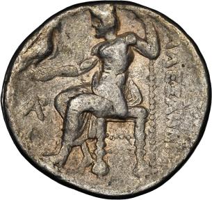 MACADON: Alexander III / Ptolemy I Soter As satrap. NGC F 5/5 4/5 AR ...