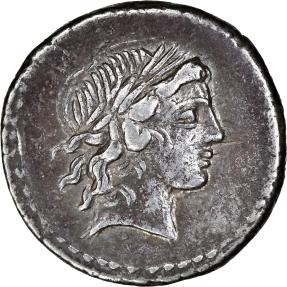 ROMAN REPUBLIC - L. Marcius Censorinus (82 BC). AR Denarius 17mm 3.91g ...