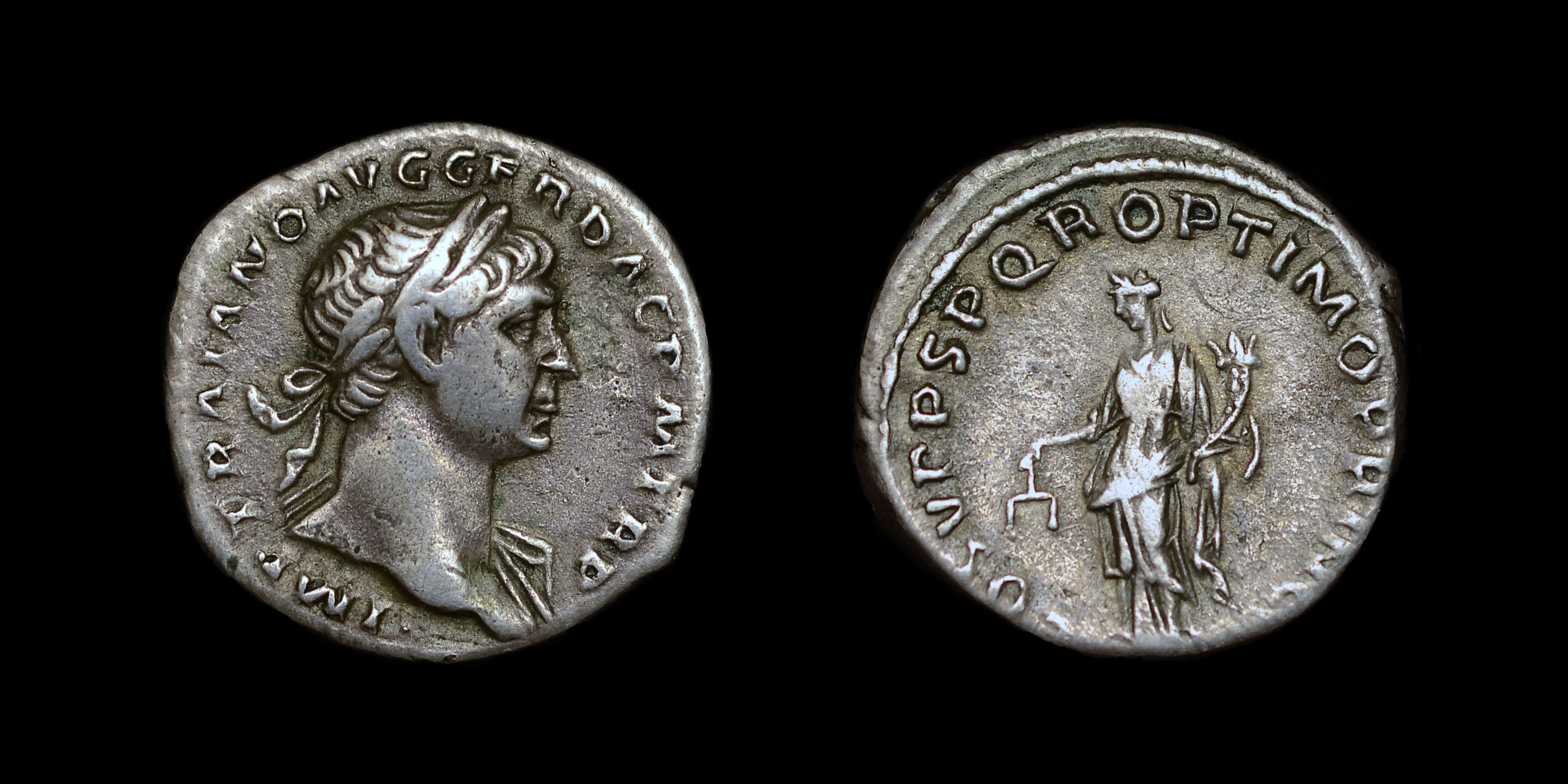 TRAJAN, SILVER DENARIUS | Roman Imperial Coins