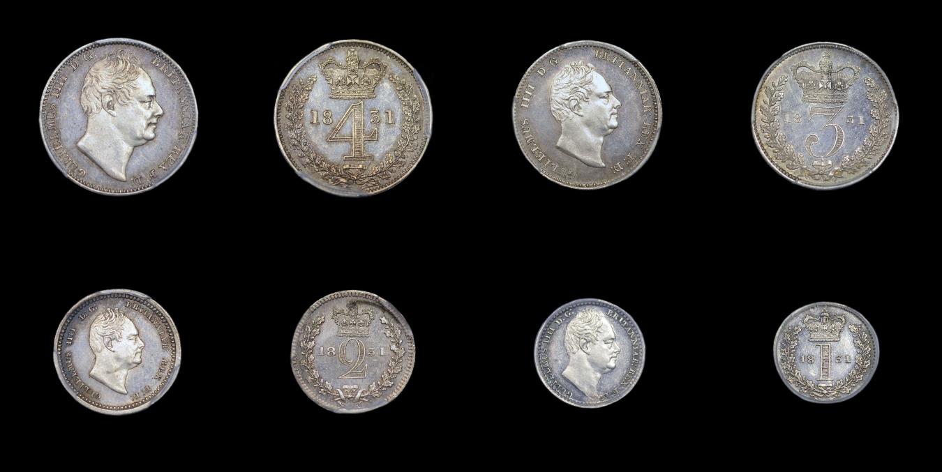 WILLIAM IV, 1831 SILVER MAUNDY SET, PCGS PROOF-LIKE | European Coins