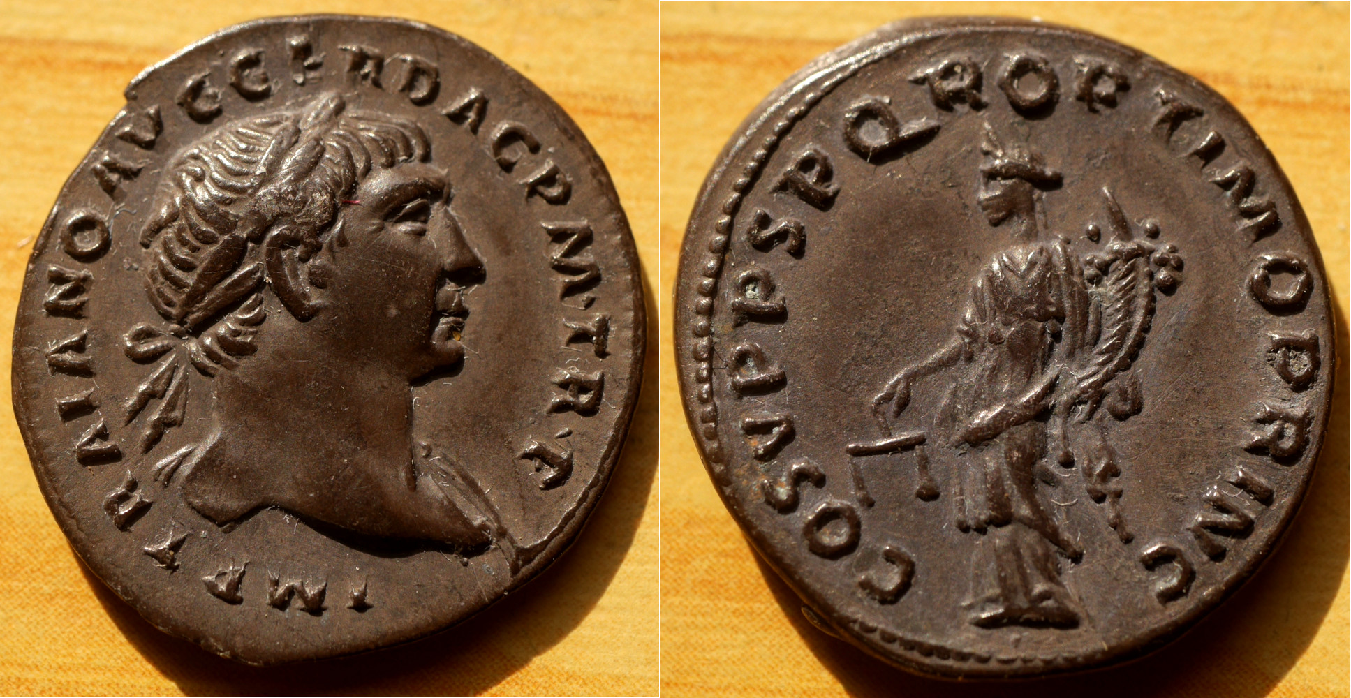 Trajan (98-117) AR-Denarius, Rome, 103-112. | Roman Imperial Coins