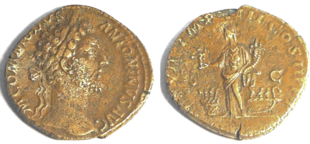 Commodus Æ Sestertius. Rome, AD 181-2. RIC 325a. | Roman Imperial Coins