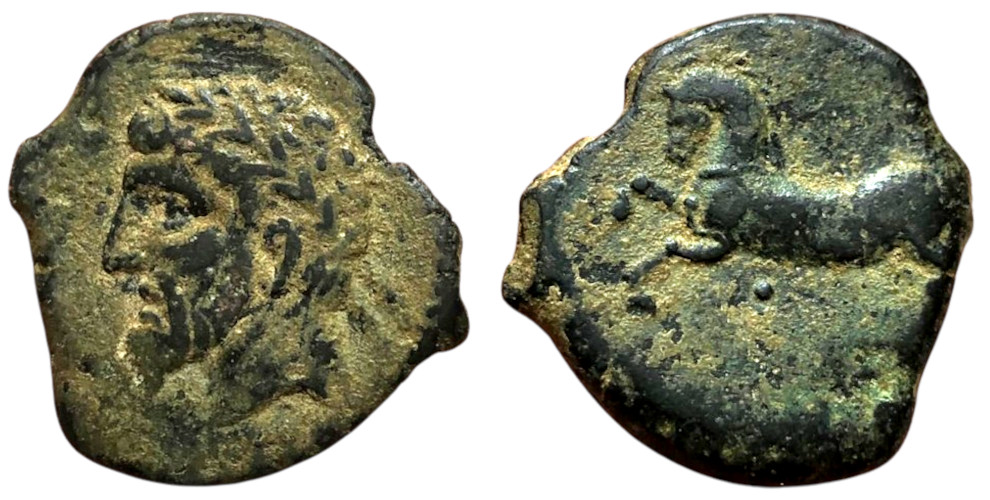 Numidia Micipsa, Kings of. Micipsa. AE26 Circa 148-118 BC. | Greek Coins