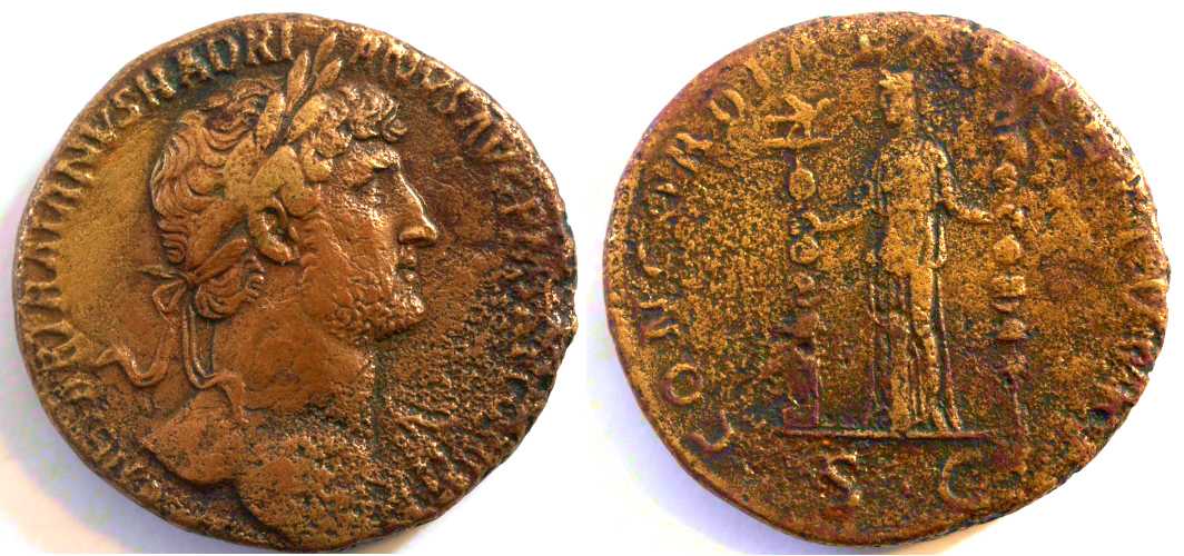 HADRIAN (117-138). Sestertius. Rome. | Roman Imperial Coins