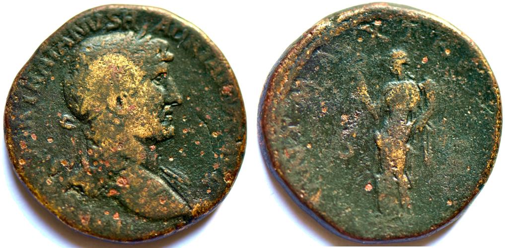 Hadrian AE Sestertius | Roman Imperial Coins