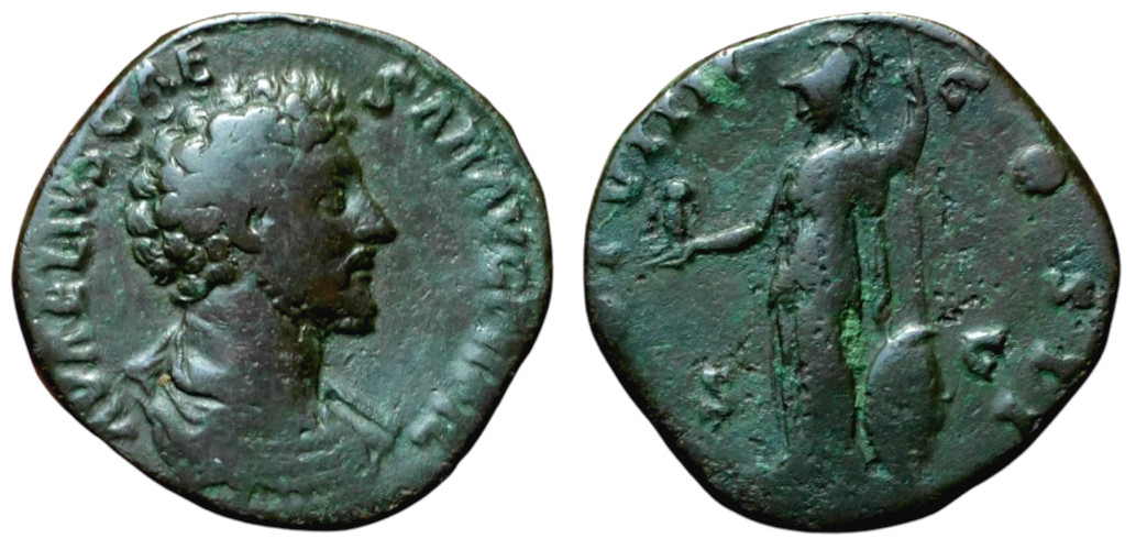 MARCUS AURELIUS (Caesar, 139-161). Sestertius. Rome. | Roman Imperial Coins