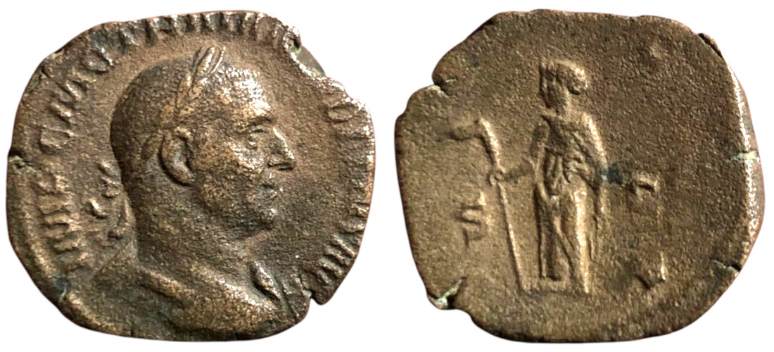 Trajan Decius (249-251 AD). AE Sestertius (28 mm, 13.1 g), Roma.