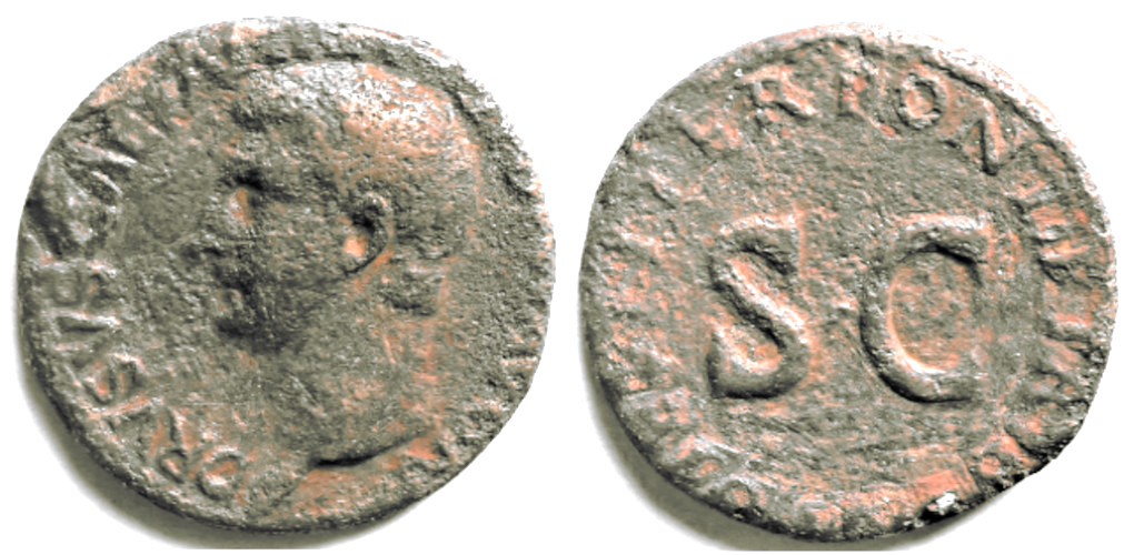 DRUSUS, as Caesar. AE as, Rome mint under Tiberius 22-23 AD | Roman ...