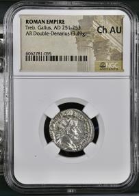 Roman: Trebonianus Gallus (251-253), silver antoninianus (3.49g), Rome ...