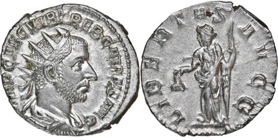 Roman: Trebonianus Gallus (251-253), silver antoninianus (3.49g), Rome ...