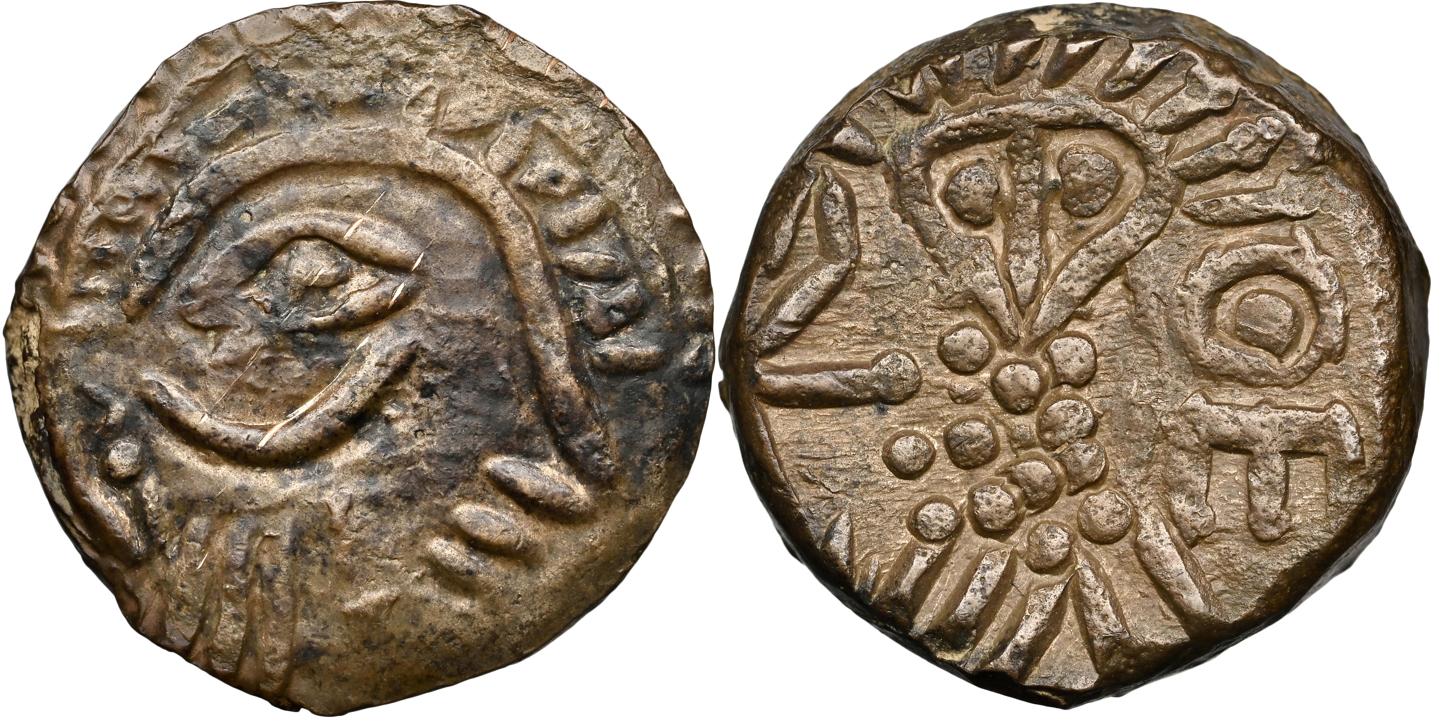 Northwestern Arabia, Lihyan: bronze tetradrachm (13.24g), 200 BCE-0 CE ...