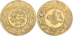 Ottoman, Mahmud II, gold 2 rumi altin, Qustantiniya (Constantinople ...