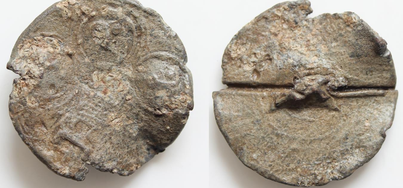 Byzantine Lead seal PB 38mm 19,1g. Uncertain . Very Rare ! | Byzantine ...