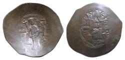 Isaac II Angelus. First reign, 1185-1195. BI Silvered Aspron Trachy ...