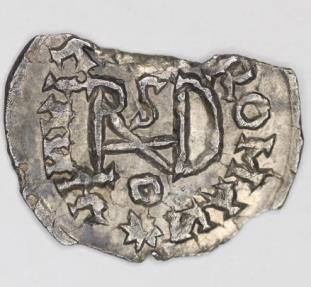 Gepids in Sirmium. In the name of Anstasius AR quarter siliqua