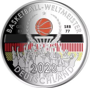 GERMAN NATIONAL BASKETBALL TEAM World Cup Silver Medal Germany 2023
