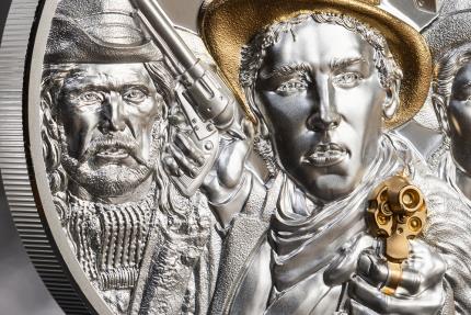 WILD WEST Legends 3 Oz Silver Coin 20$ Cook Islands 2024 | Mints