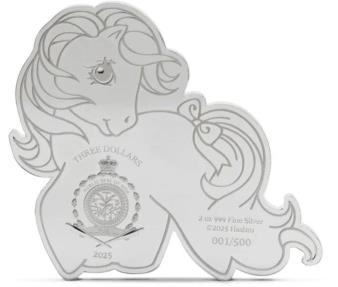 BLUE BELLE My Little Pony 2 Oz Silver Coin 3$ Niue 2025 | Mints