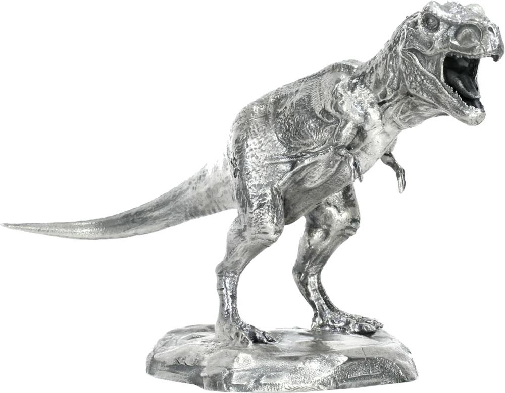 TYRANNOSAURUS REX XL Lost World Silver Statue | Mints