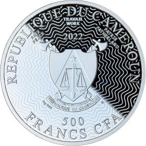 FLOWER OF LIFE Silver Coin 500 Francs CFA Cameroon 2022 | Mints