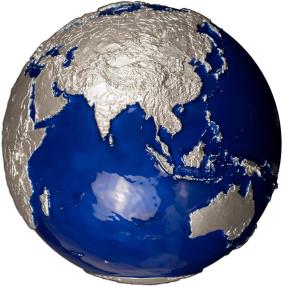 BLUE MARBLE 1 Kg Kilo Silver Coin 25$ Barbados 2025 | Mints